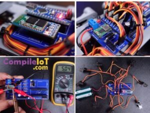 Explore Simple 3D Dog Robot and Multiple Servo Motor Control Board ...