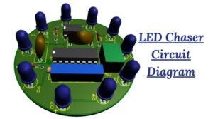 How to Make an LED Chaser Circuit Using 555 Timer IC and CD4017 Counter ...