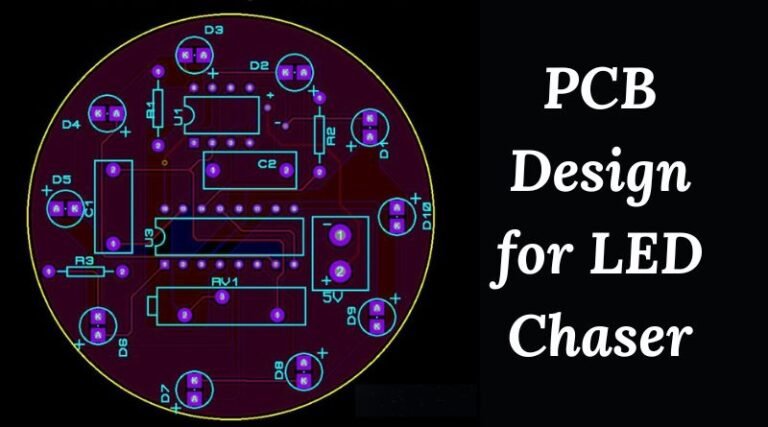 How to Make an LED Chaser Circuit Using 555 Timer IC and CD4017 Counter ...