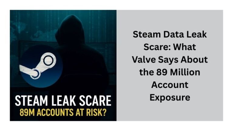 Steam Data Leak Scare: What Valve Says About the 89 Million Account ...